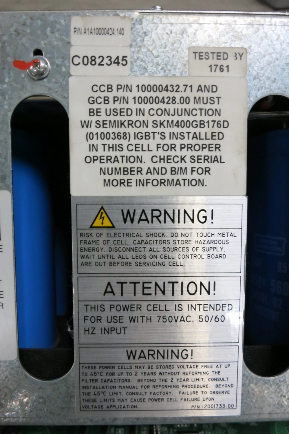 Siemens Robicon Power Cell, A5E37417009, A5E37417012, A5E37417022 ...